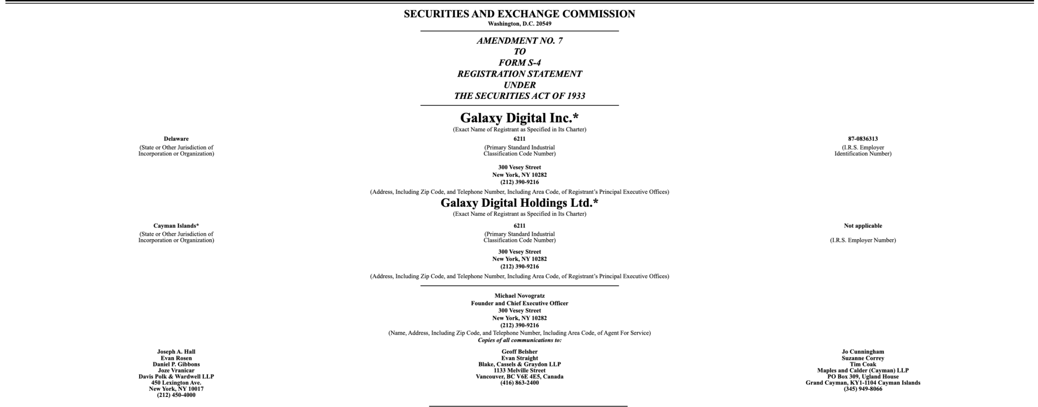 Galaxy Digital approved for US domicile, clearing way for Nasdaq ...