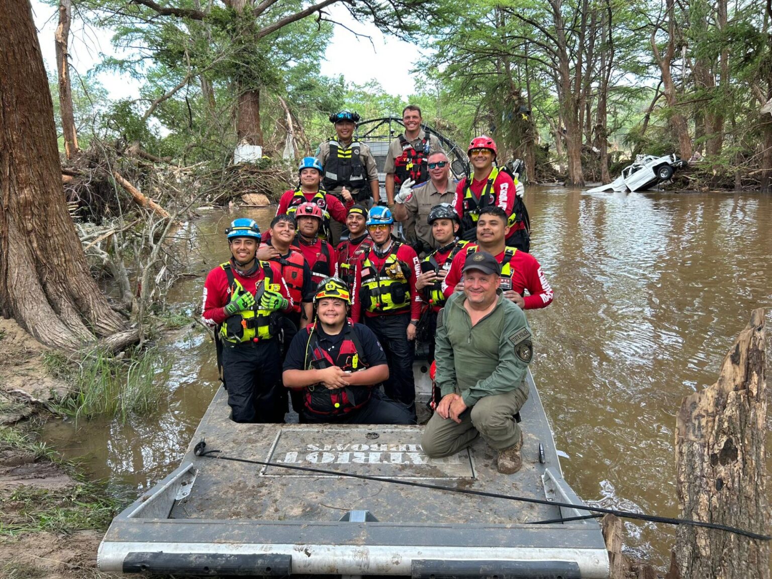 Firefighter volunteers from Mexico crossed border to help Texas flood ...